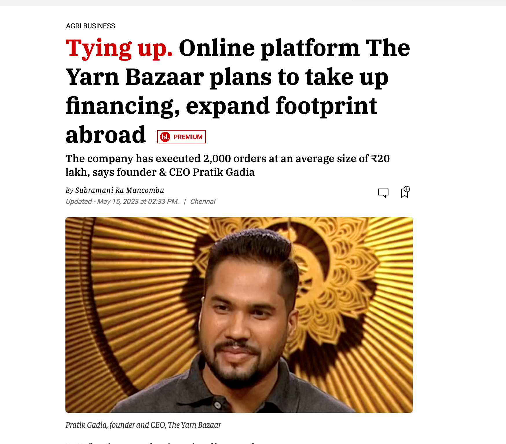 About us - The Yarn Bazaar